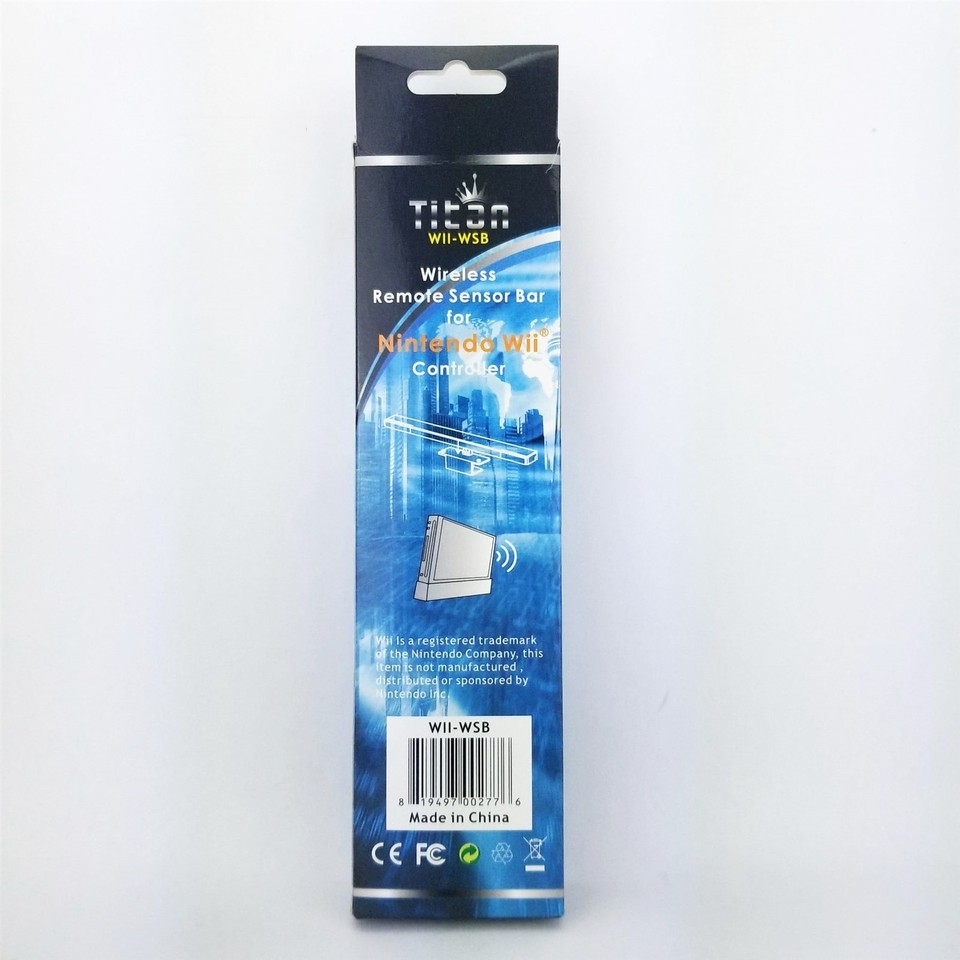 Wireless Remote Sensor Bar for Nintendo Wii / Wii U Titan (Insten) WSB ...