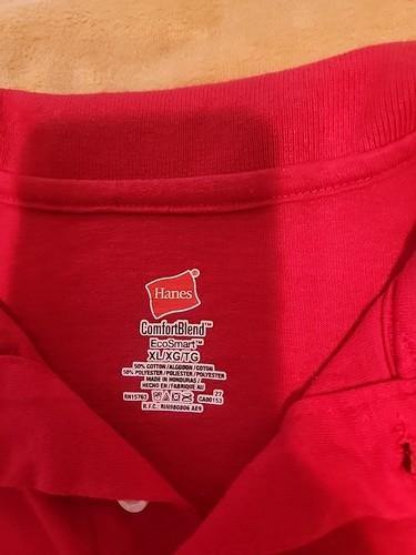 Tesla mens polo shirt XL Red short sleeve Hanes lightweight | eBay
