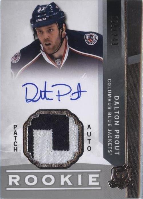 2012-13 Upper Deck The Cup - Rookie Patch Autograph Dalton Prout #100 / ...