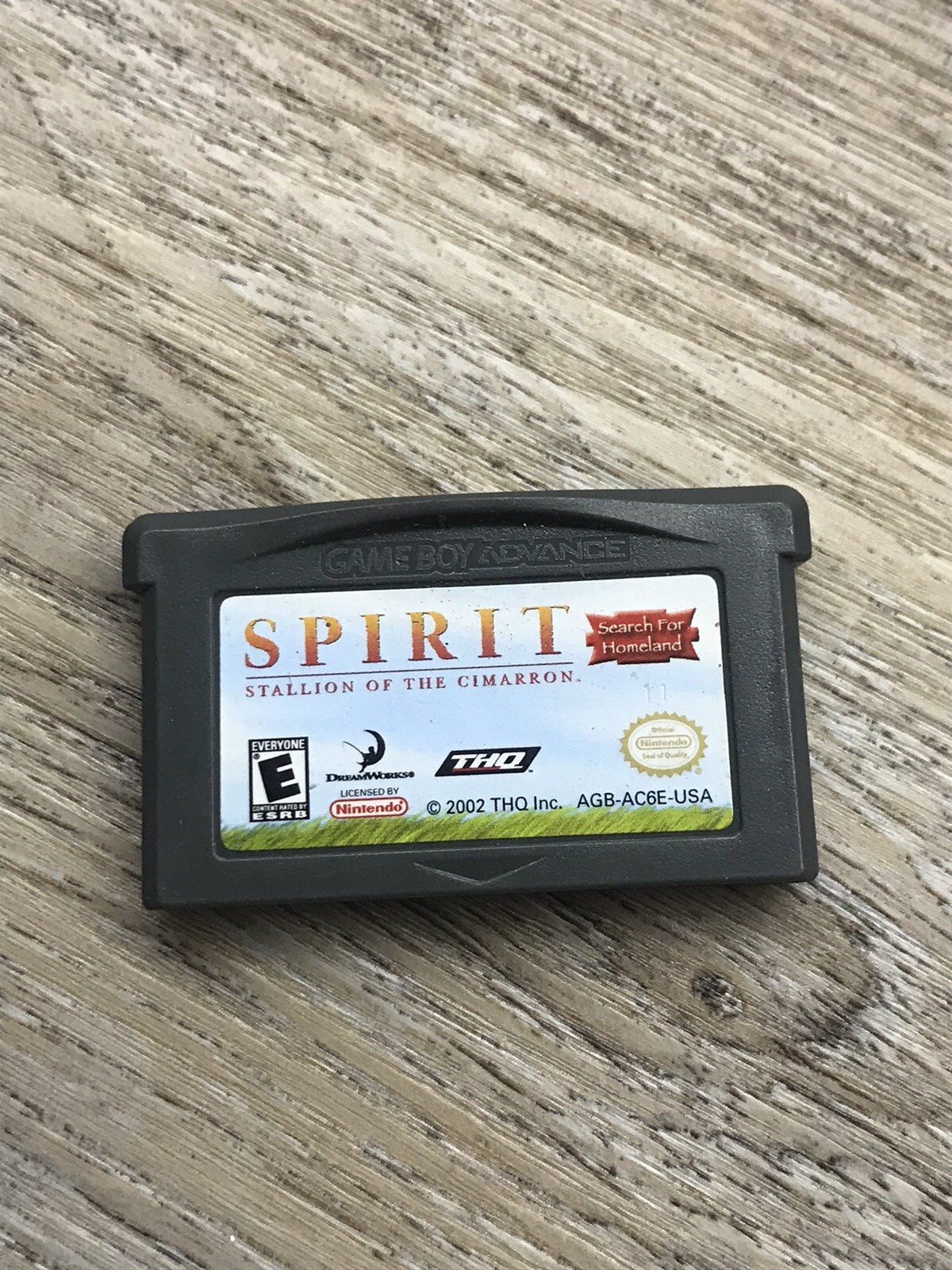 Spirit: Stallion of the Cimarron (Nintendo Gameboy Boy Advance GBA ...