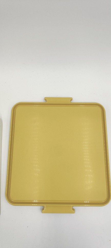 Tupperware 12 x 12 x 5.5 Sheer Square Keeper w/lid Large 36 Cup | eBay
