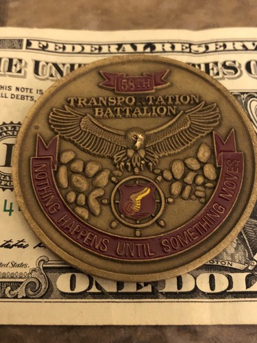 58th Transportation Battalion Challenge Coin | eBay