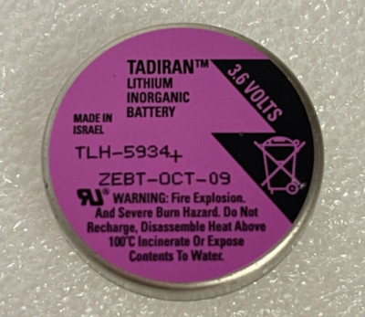 Tadiran TLH-5934/P 3.6 Volt Lithium Battery | eBay