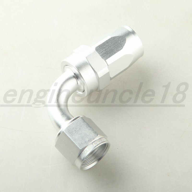 AN4 AN6 AN8 AN10 AN16 AN20 90 Degree Hose End Swivel Fuel Oil Adapter ...