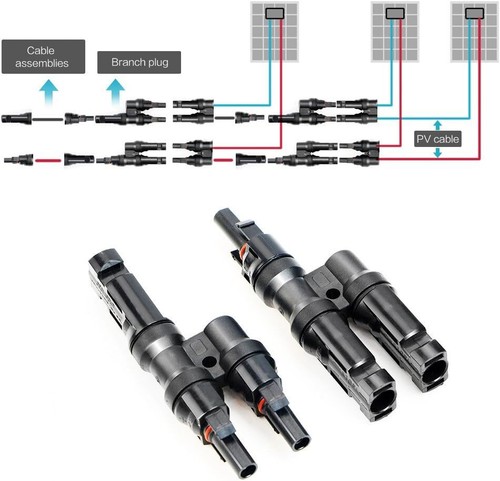 MMF+FFM for Parallel Connection Between Solar Panels, 1 Pair Y Branch ...