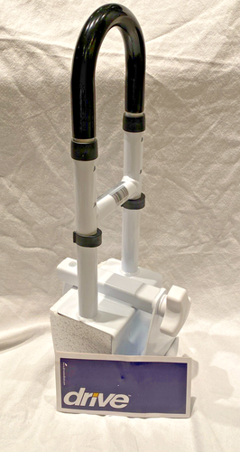 Drive RTL12036-ADJ Adjustable Height Bath Tub Clamp On Safety Rail w ...