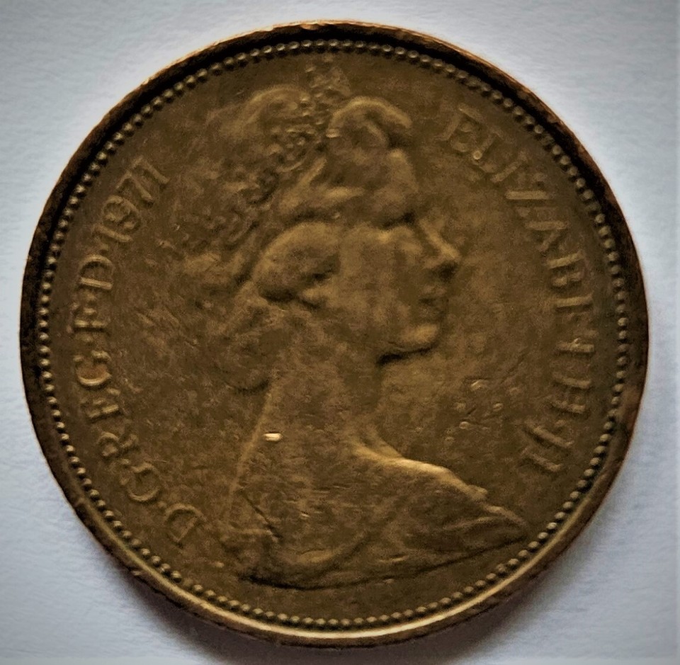 VERY RARE 2p Coin 2 pence 1971 NEW PENCE Elizabeth II | eBay UK