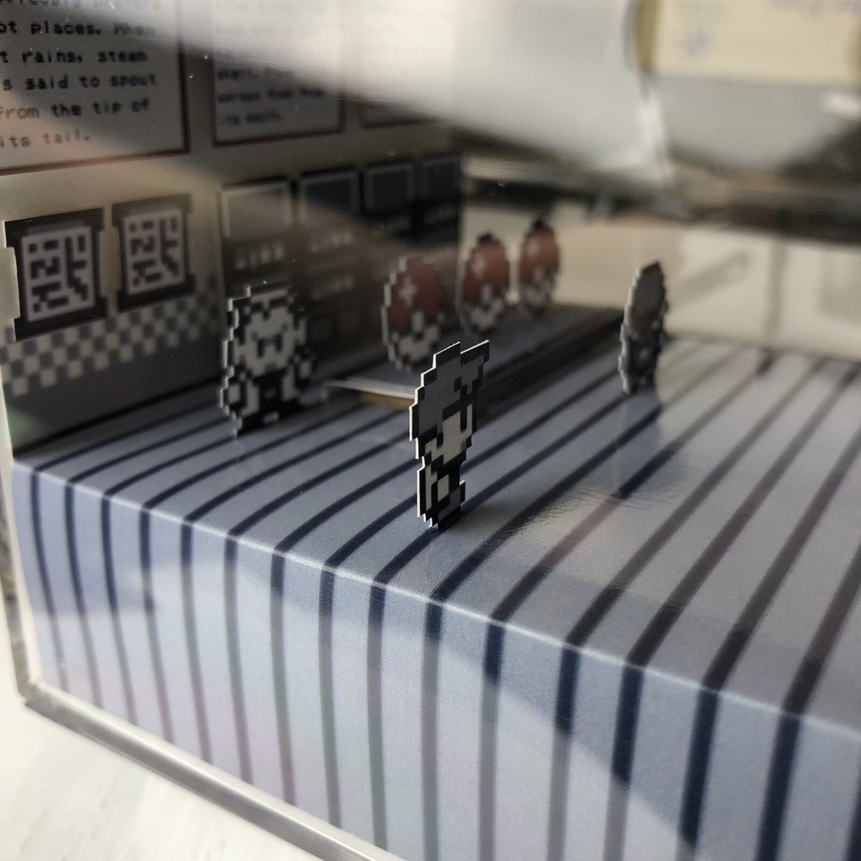 Pokemon Prof. Oak Lab 3D Cube Handmade Diorama - Gameboy - Fanart | eBay