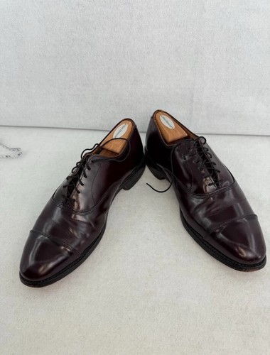 Dark Burgundy Allen Edmonds Park Avenue Cap Toe Oxford Dress Shoes 9.5D ...