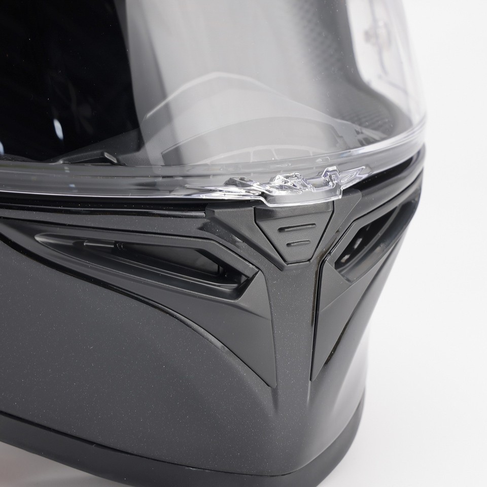 DOT Motorcycle Helmet Adult Street Full Face Gloss Black L#, | eBay