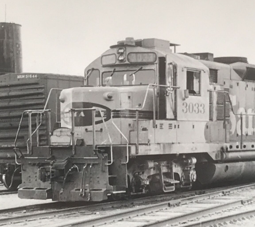 Atchison Topeka & Santa Fe Railway Railroad ATSF #3033 GP20R Electromotive Photo | eBay