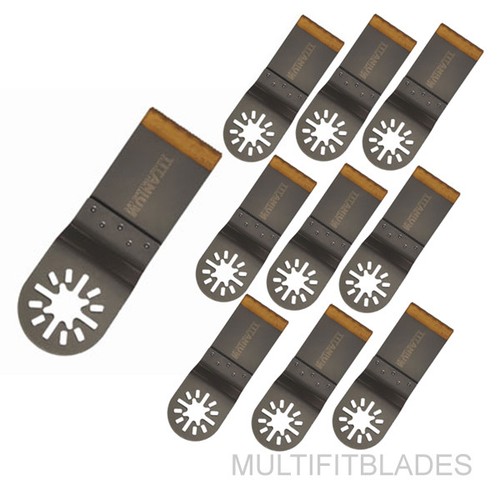 10 X 1-1/4" Titanium Bi-Metal Universal Saw Blade- Fein Multimaster ...
