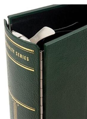 Scott Small Green National / Specialty Stamp Binder 3 Ring Album w ...