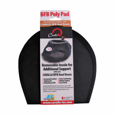 Cavallo 2x BFB Gel Poly Pads Big Foot Hoof Boot Extra Comfort Cushion ...