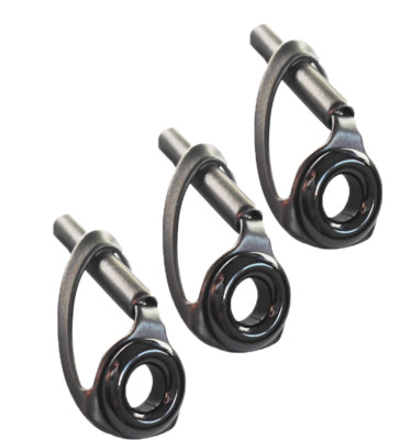 #10 Titanium Oxide Casting Rod Tip Top Guides Set C 3pcs | eBay