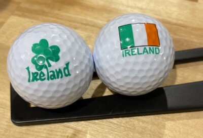 1 Shamrock Ireland Logo Golf Ball & 1 Ireland Flag Golf Ball | eBay