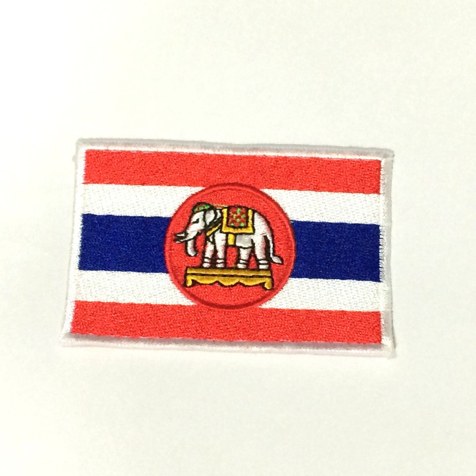 Thailand Flag Embroidered Patch Iron on Chut Chud Thai Country DIY ...