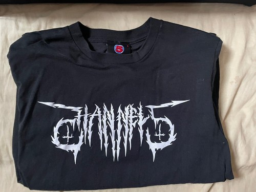 Channel 5 Merch Heavy Metal Black Tee Size Small | eBay