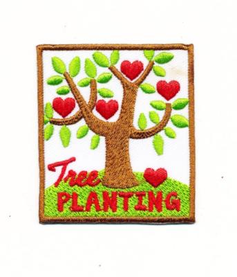 Girl Boy Cub TREE PLANTING arbor day Fun Patches Crests Badges SCOUTS ...