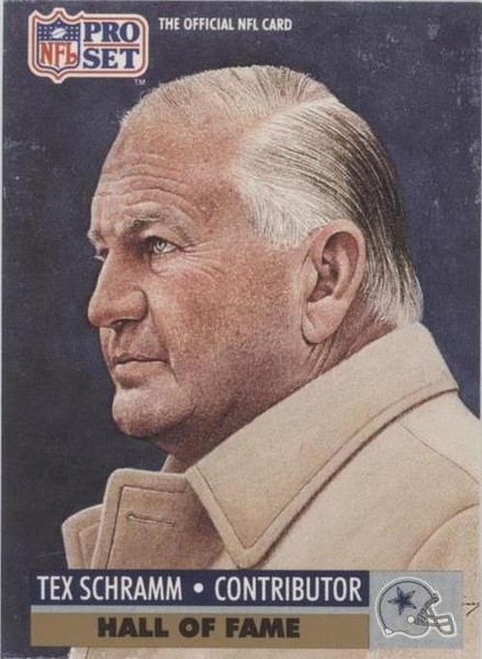 1991 Pro Set - Hall of Fame Selection #30 Tex Schramm (RC) for sale ...