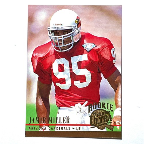 Jamir Miller 1994 Fleer Ultra NFL Rookie Card #330 Arizona Cardinals ...