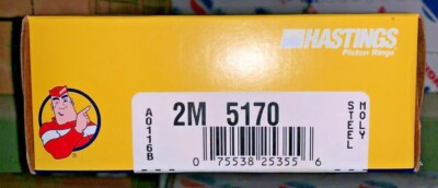 PISTON RING SET LS2 GM V-8 ENGINE HASTINGS P/N 2M5170 | eBay