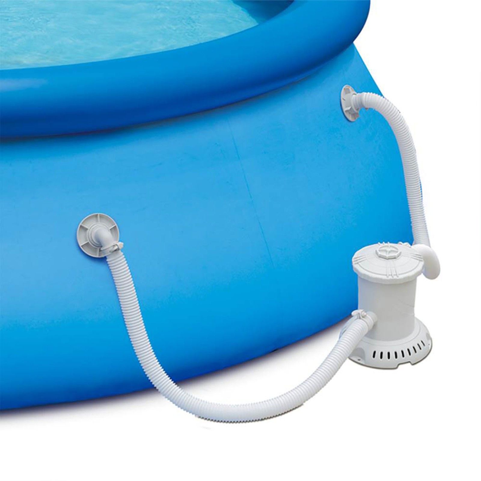 Summer Waves 15ft x 36in Quick Set Inflatable Above Ground Pool & Pump ...