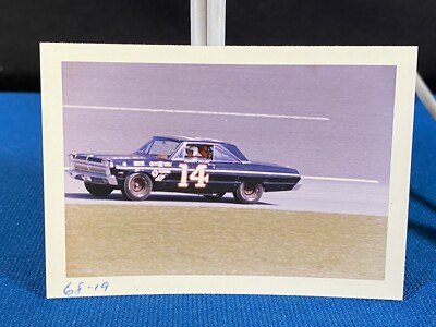 Johnny Allen #14 Race Car Original Vtg Daytona 500 1965 Photo NASCAR ...