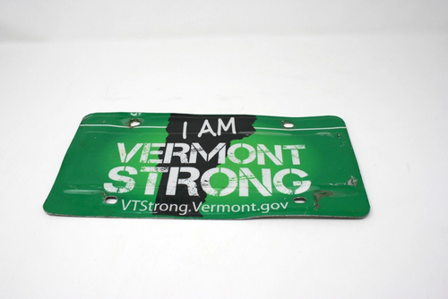 VT Strong Plate LOTS OF PICS RARE Booster Hurricane Irene I AM VERMONT ...