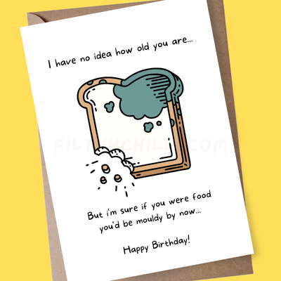 Offensive Birthday Cards Joke Birthday Card For Friend, Offensive