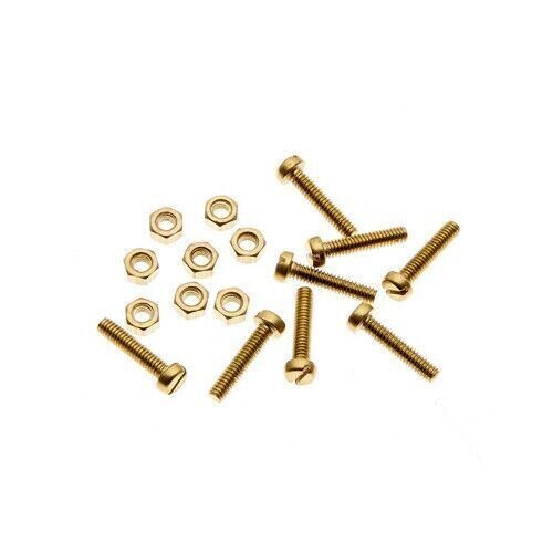 Expo 31051 - 8 x 14BA x 12mm Long Counter Sunk Brass Slot Head Bolts ...