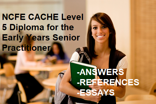 NCFE CACHE Level 5 Diploma for the Early Years Senior Practitioner ...