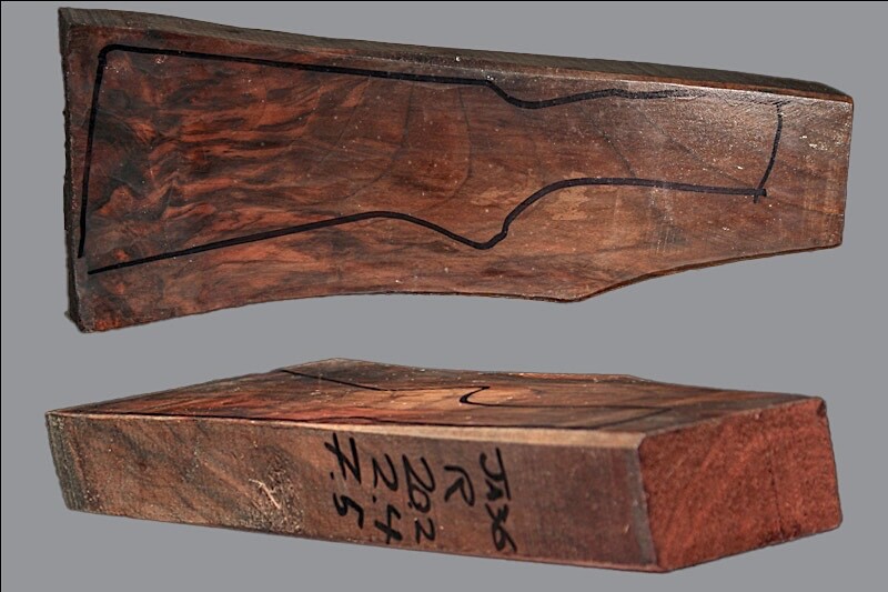 Turkish walnut gun stock blank for shotguns JA36 | eBay