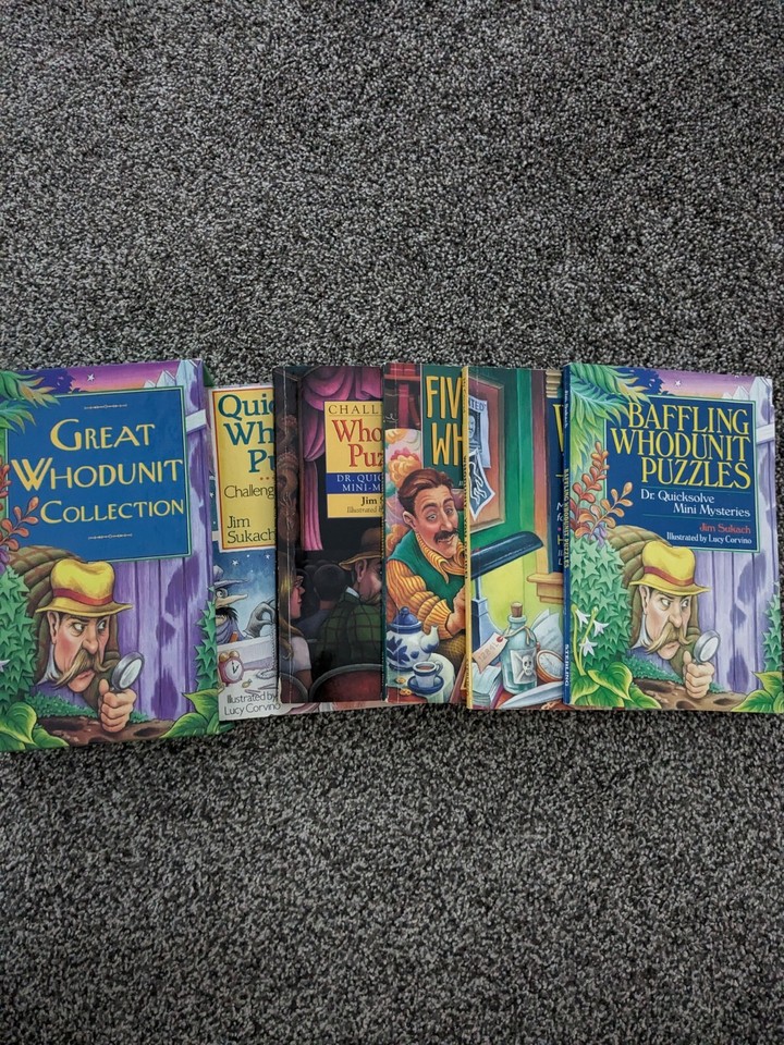 Great Whodunit Collection Box Set of 5 Paperback Books Smoke & Pet Free ...