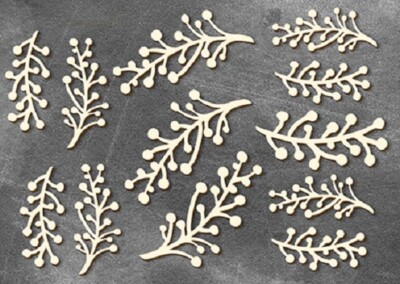 Twigs chipboard elements for crafts scrapbooking cardmaking | eBay UK