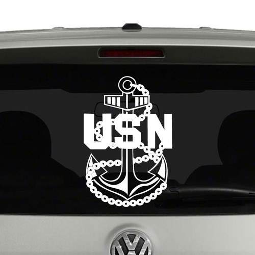 United States Navy Chief Anchor Vinyl Decal Sticker | eBay