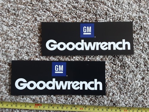 2 Classic Style GM GOODWRENCH Racing Decals Stickers Nascar NHRA ...