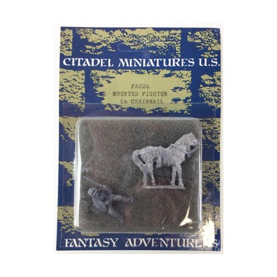 Citadel US Fantasy Mini Mounted Fighter in Chainmail Pack New | eBay
