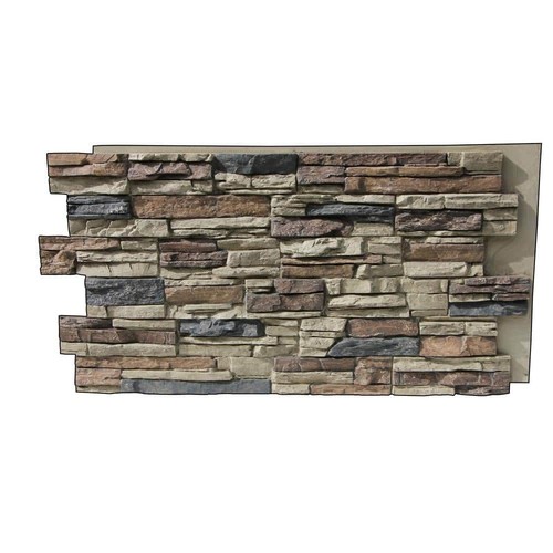 Lightning Ridge 48 In. X 24 In. Class A Fire Rated Faux Stone Siding ...