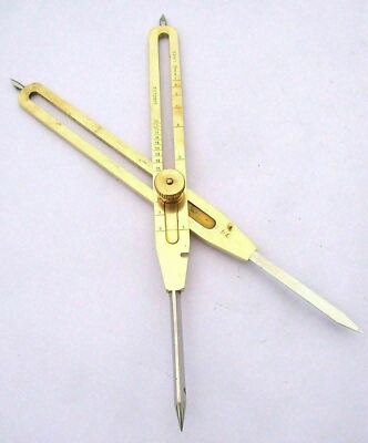 9 INCH Brass Antique Drafting Tool Proportional Divider Scientific ...