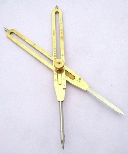 9 INCH Brass Antique Drafting Tool Proportional Divider Scientific ...