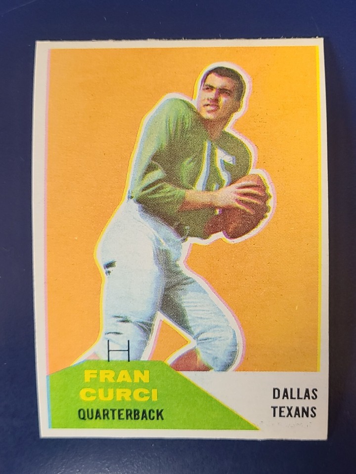 1960 Fleer Football Cards Complete Your Set You Pick Choose Each #1 ...