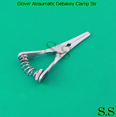Glover Atraumatic Debakey Bulldog Clamp 2.75'' Straight Surgical ...