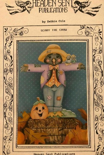Decorative Tole Painting Pattern Packet: Scary the Crow by Debbie Cole ...