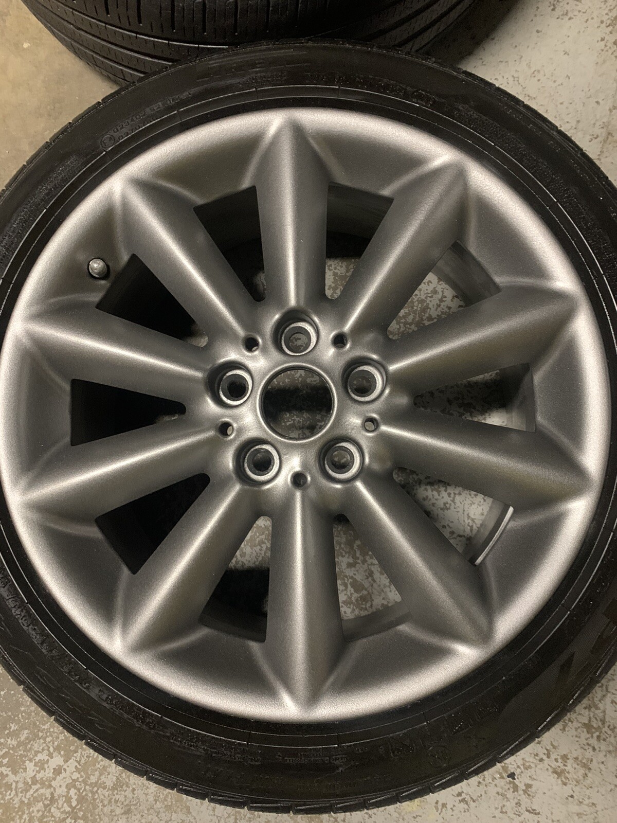 Mini Cooper 17" Clubman F54 Ten Spoke Metallic Gray Alloy Rim OEM W ...
