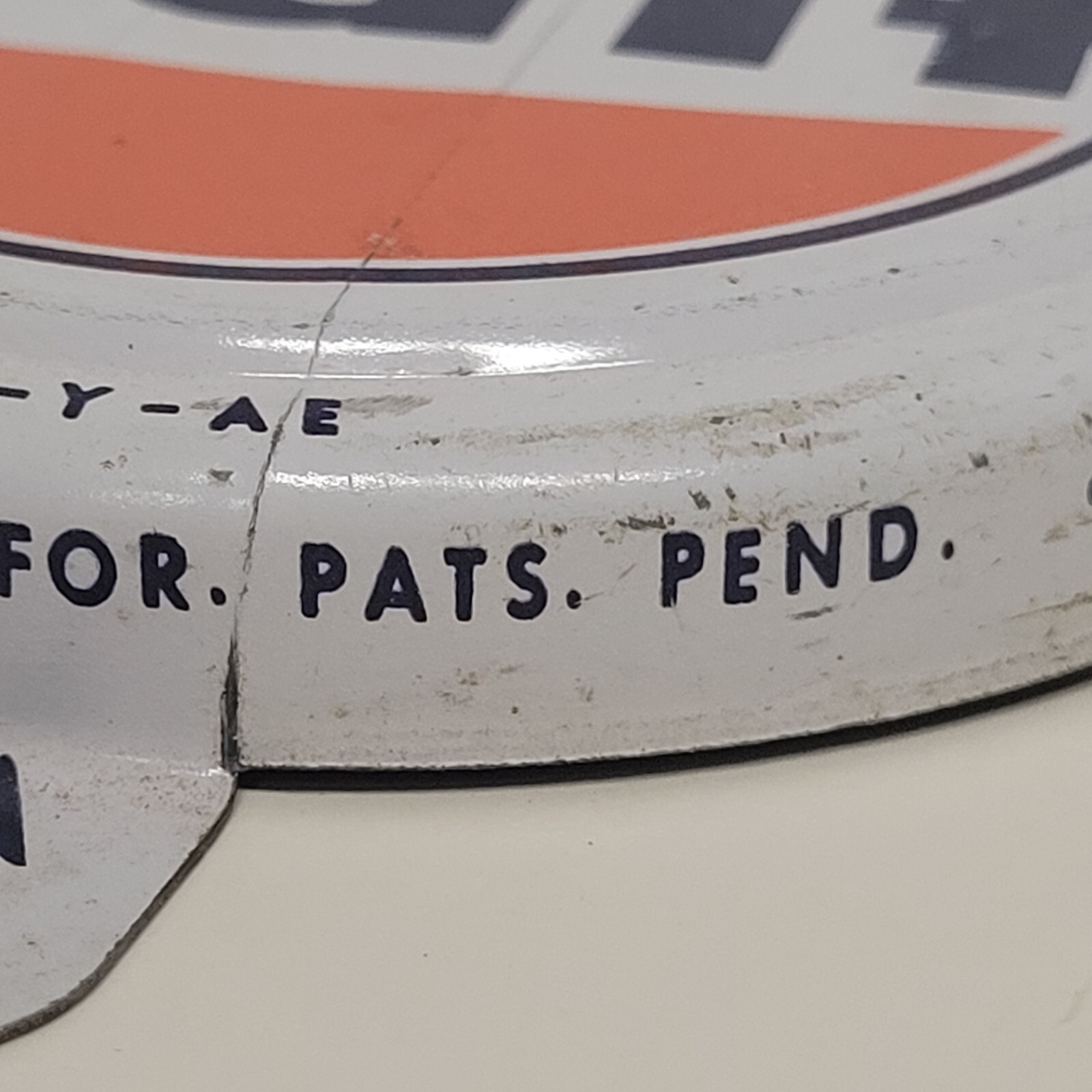 Lot of 4 Vintage Gulf Oil Barrel Bottle Cap Gas Service Station Can ...