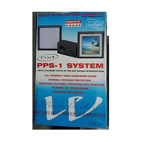 Wharfedale LoudPanel Flat NXT Black Picture Frame PPS1 Speakers | eBay