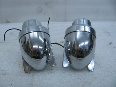old accessory winged bullet lights Harley Davidson Knucklehead Panhead ...