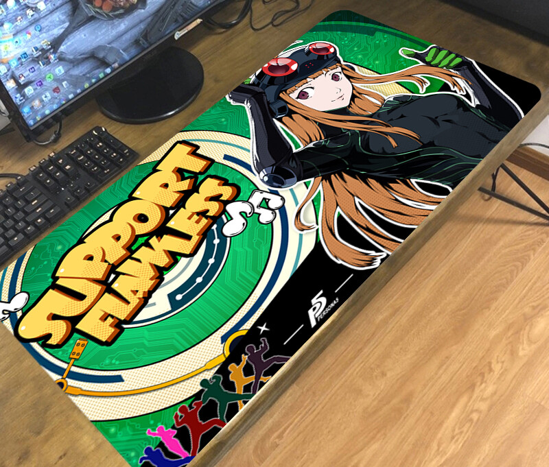 Persona 5 Anime Mouse Pad Sakura Futaba Large PC Keyboard Mice Mat Game ...