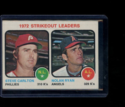 1973 Topps 1972 Strike Out Leaders Steve Carlton / Nolan Ryan #67 | eBay